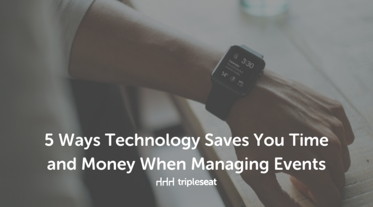 5 Ways Technology Saves You Time and Money When Managing Events ...