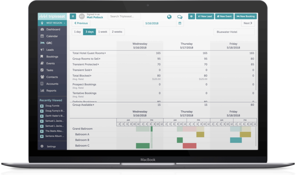 Hotel Group Sales and Booking Platform - Our Products - Tripleseat