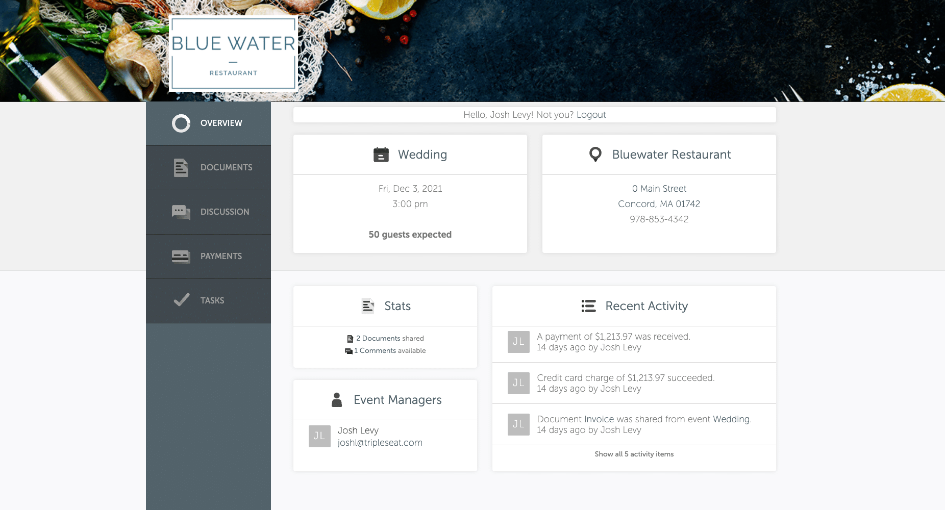 Restaurant and Unique Venue Private Hire and Functions - Tripleseat