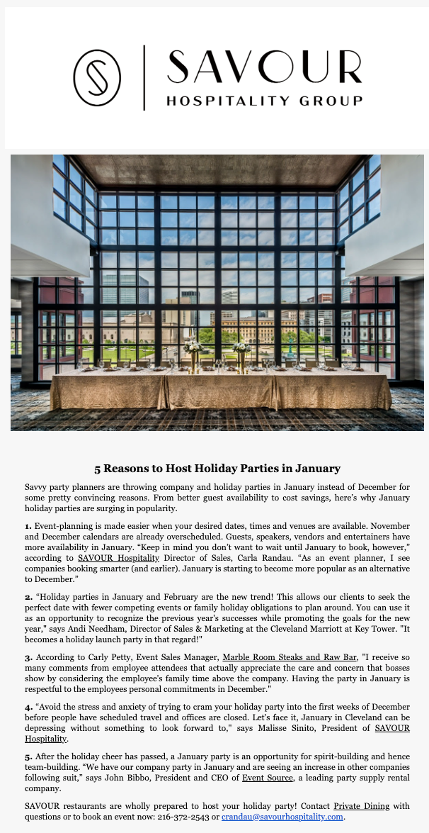 7 Innovative Holiday Marketing Examples for Events and Catering